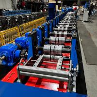 China Galvanized Steel Pallet Upright Rack Roll Forming Machine 90x70 100x70 120x70 for sale