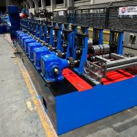 China Galvanized Steel Pallet Upright Rack Roll Forming Machine 90x70 100x70 120x70 for sale