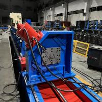 China Galvanized Steel Pallet Upright Rack Roll Forming Machine 90x70 100x70 120x70 for sale