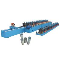China 40mm 60mm 70mm Octagon Tube Roll Forming Machine for Roller Shutter Door with Fly Saw Cutting for sale