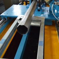 China 40mm 60mm 70mm Octagon Tube Roll Forming Machine for Roller Shutter Door with Fly Saw Cutting for sale