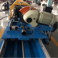 China 40mm 60mm 70mm Octagon Tube Roll Forming Machine for Roller Shutter Door with Fly Saw Cutting for sale