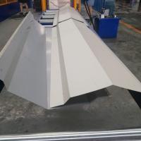 China PPGI Color Steel Valley Gutter Roll Forming Machine 0.3-0.8mm Thickness 16 Stations for sale