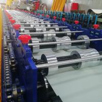China GI Color Steel Valley Gutter Roll Forming Machine Downspout Rain for sale