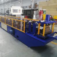 China GI Color Steel Valley Gutter Roll Forming Machine Downspout Rain for sale