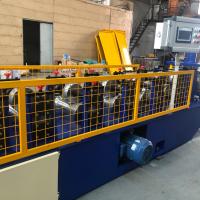 China PPGI GI Metal Steel Roof Rain Gutter Roll Forming Machine 0.4-0.8mm 16 Stations for sale