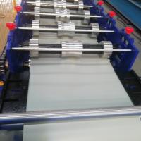 China Automatic Rain Spout Gutter Roll Forming Machine 0.3-0.8mm Aluminium Profile Making Machine for sale