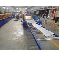 China Automatic Customized 0.8mm PPGI Aluminium Roof Gutter Profile Making Machine for sale