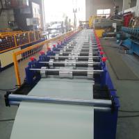 China 0.8mm Aluminum Ceiling Wall Panel Roll Forming Machine 380V 50Hz PLC Control for sale