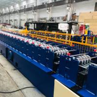 China 0.8mm Aluminum Ceiling Wall Panel Roll Forming Machine 380V 50Hz PLC Control for sale
