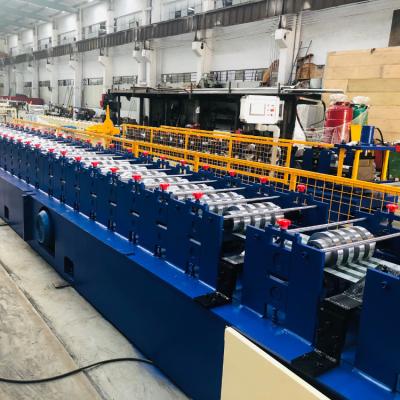 China 0.8mm Aluminum Ceiling Wall Panel Roll Forming Machine 380V 50Hz PLC Control for sale