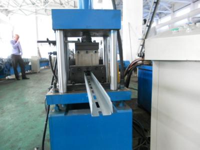 China Storage Shelf Roll Forming Machine 15 Stations 75mm Shaft 8-10m/min Speed for sale