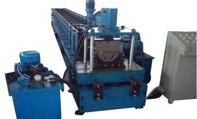 China Touch Screen PLC Control Roof Gutter Making Machine Plate Roll Forming Machine for sale