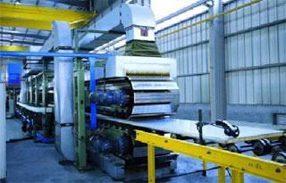 China SP-CPU-2 PU Continuous Sandwich Panel Production Line 6m/min with 24m Double Belt and 10T Uncoiler Capacity for sale
