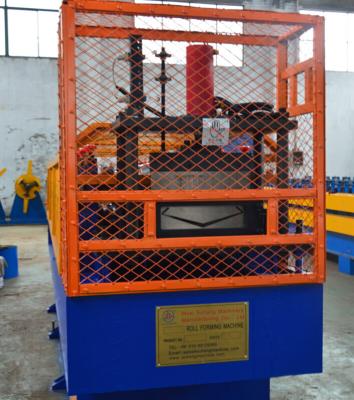 China Valley Gutter Roll Forming Machine 0.4-0.8mm Thickness 16 Stations 7.5Kw Motor for sale