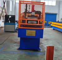 China 16 Station Valley Gutter Downspout Roll Forming Machine 0.4-0.8mm Steel 7.5Kw Motor for sale