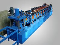 China Galvanized Steel L Racking Roll Forming Machine 220V 5.5KW with 5-12m/min Speed and Siemens PLC Control for sale