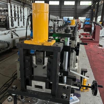 China 2.0mm U Post Roll Forming Machine Galvanized Steel With Slotted Holes for sale