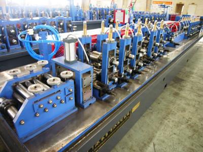 China High Frequency Welding Tube Roll Forming Machine with Fly Saw Cutting - 100KW Power, Φ10-63.5mm Diameter Range, 20-100m/min Speed for sale