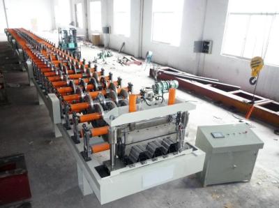 China Trapezoidal Profile Floor Deck Roll Forming Machine 0.5-1.5mm Steel 12m/min Production Speed for sale