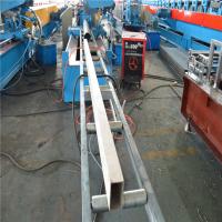 China PLC Control Rain Spout / Downspout Roll Forming Machine 380V 50Hz 3 Phase for sale
