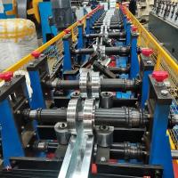 China 120mm Width Stud Track Roll Forming Machine 4KW Galvanized Channel Steel Profile for sale