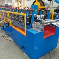 China Galvanized Steel Stud And Track Roll Forming Machine 160mm Width C Profile Channel for sale