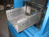China Custom 50mm Width Cable Tray Roll Forming Machine for 1-2mm Thickness with 18 Forming Stations and 4-10m/min Speed for sale