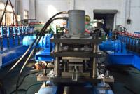 China PLC Control Hydraulic Punching Roll Forming Machine for Solar Strut with 13 Roller Stations and 4-5m/min Speed for sale