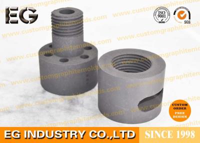 China Length 30mm Carbon 99.9% strength high pure graphite female die diameter 20mm with screw thread CNC Machining for sale