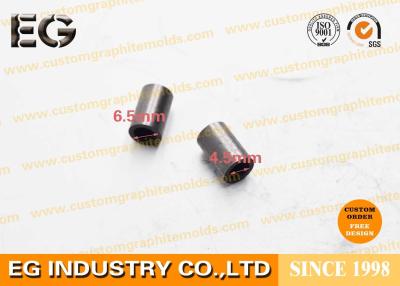 China Cylinder Custom Graphite Molds Casting Diamond Wire Saw Bead Buttons 4.5 / 7.2mm Diameter for sale