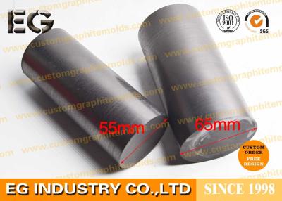 China Density Of 1.85g / Cm3 Pure Graphite Rod Low Ash Purified 70 Mpa Compressive Strength for sale