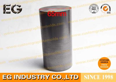 China Machined Carbon Rod , Round Graphite Rod 55mm / 65mm Diameter For Casting Industry for sale