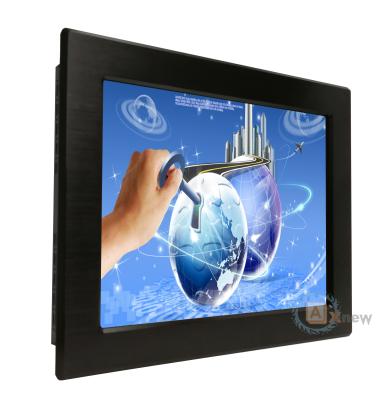China Waterproof IP65 Front IP65 Touch Screen Monitor 12.1 Inch 1024X768 Capacitive Panel Mount for sale