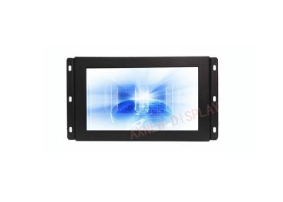 China 500nits  RGB/LVDS 7'' 800x480 Open Frame LCD Monitor with 4mm Capacitive Touch for sale