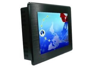 China 20W Fanless Industrial Touch Panel PC 12v 500 Nits Brightness With J1900 2xRJ45 for sale