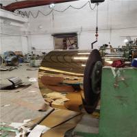 China 1mm Gold Cold Rolled Steel Sheet Length 1000 - 6000mm for sale