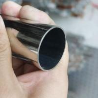 China 600G Polished Stainless Steel Rectangular Pipe 1.2mm Thickness SS Rectangular Tube for sale