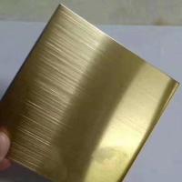 China Gold ASTM A240 Stainless Steel Plate SUS316L Stainless Steel Sheet for sale