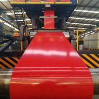 China RAL color prepainted galvanized steel coil PPGI DX51 Dx53d Z275 0.35mm ppgi galvanized steel coil for roofing sheet for sale