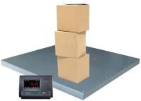 China Adjust Height 1.2M 2000kg Steel Warehouse Floor Scale for sale