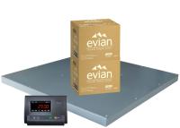 China Adjust Height 1.2M 2000kg Steel Warehouse Floor Scale for sale