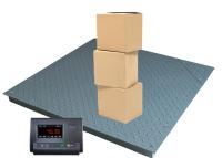 China Digital Skid Proof LCD Stainless Steel Floor Scales for sale