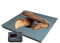 China Digital Skid Proof LCD Stainless Steel Floor Scales for sale