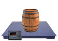 China 2M RS232 LED Portable Floor Scale Carbon Steel for sale