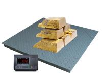 China Digital Skid Proof LCD Stainless Steel Floor Scales for sale