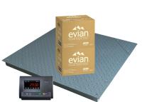 China 2M RS232 LED Portable Floor Scale Carbon Steel for sale