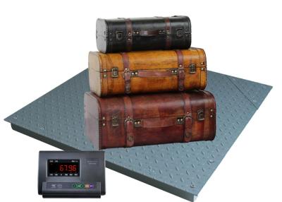 China Digital Skid Proof LCD Stainless Steel Floor Scales for sale