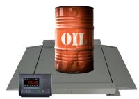 China 3000KG LCD Electronic Industrial Floor Pallet Scale for sale