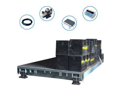 China LCD 150 TON Heavy Vehicle Weighbridge With Lowside for sale